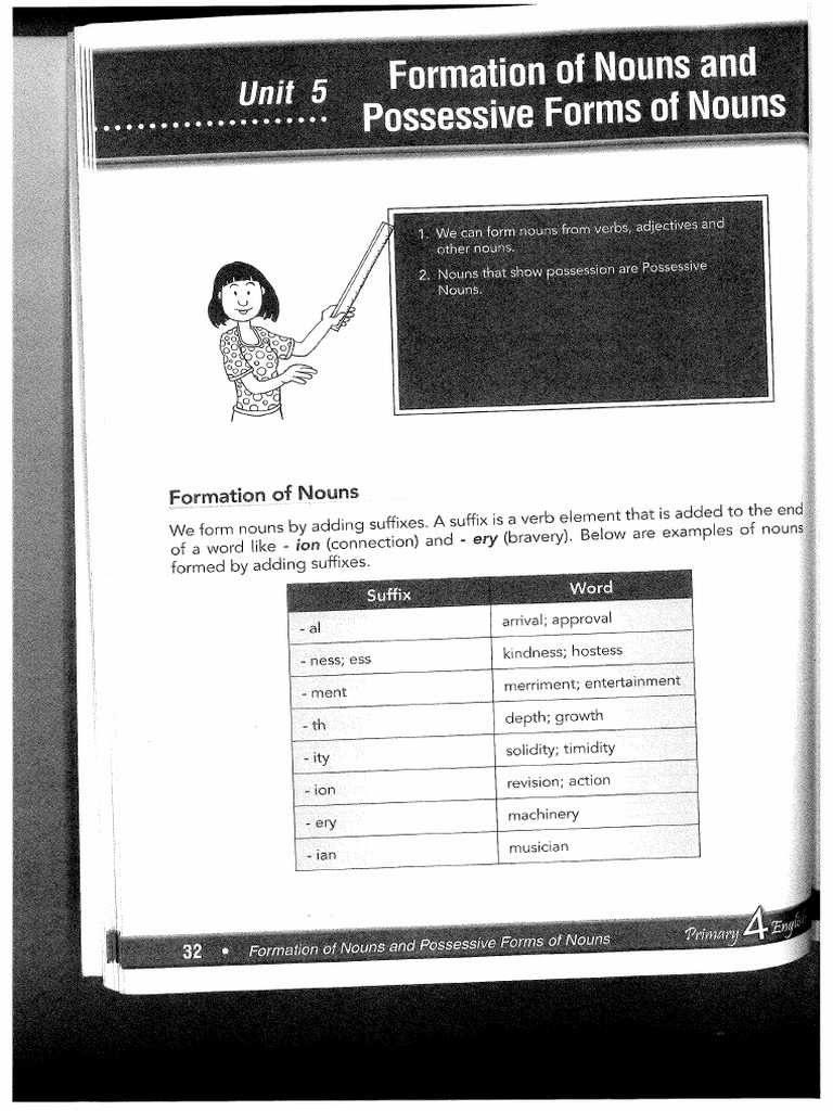 Unit - 5 nouns and possive forms of nouns | PDF