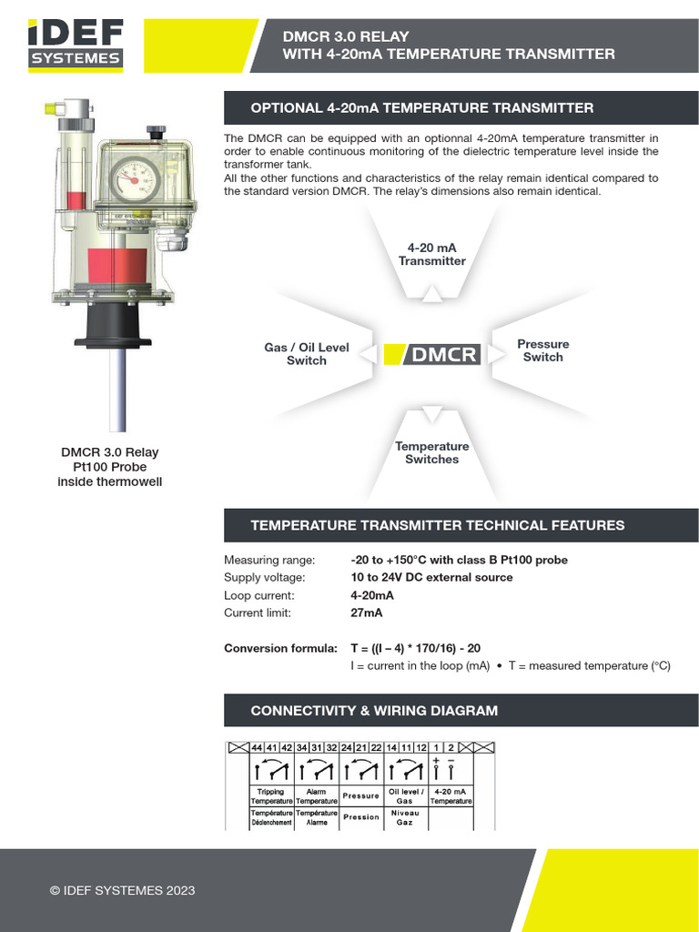 DMCR - Temperature Transmitter - (GB) | PDF | Electronic Engineering ...