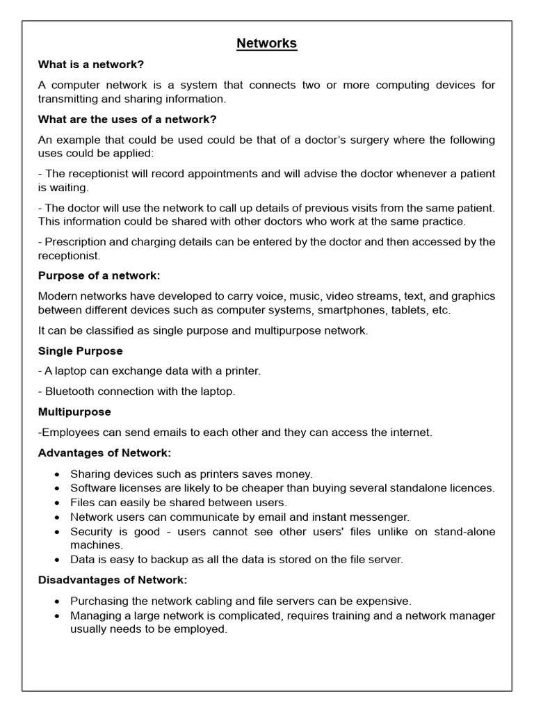 Ictnetworksworksheet47827274 | PDF | Computer Network | Network Topology