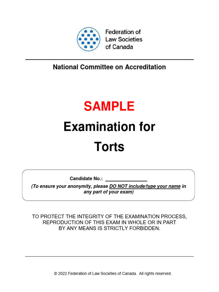 Torts Sample Exam 1 | PDF | Prosecutor | Childbirth