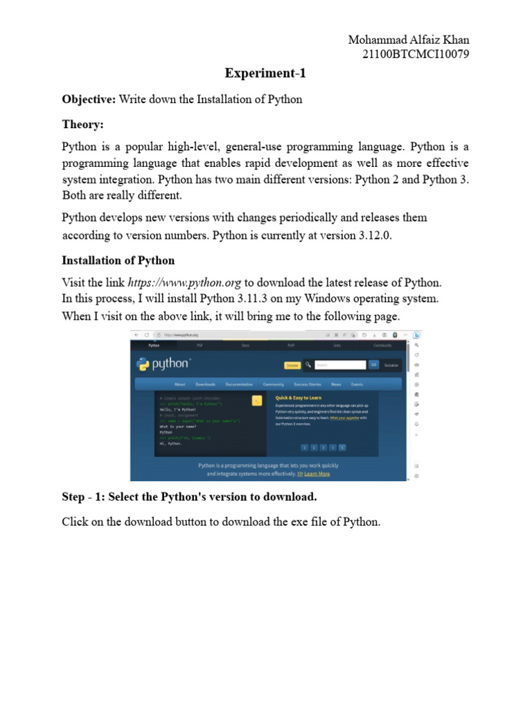 Alfaiz Python | PDF | Python (Programming Language) | Computer Programming