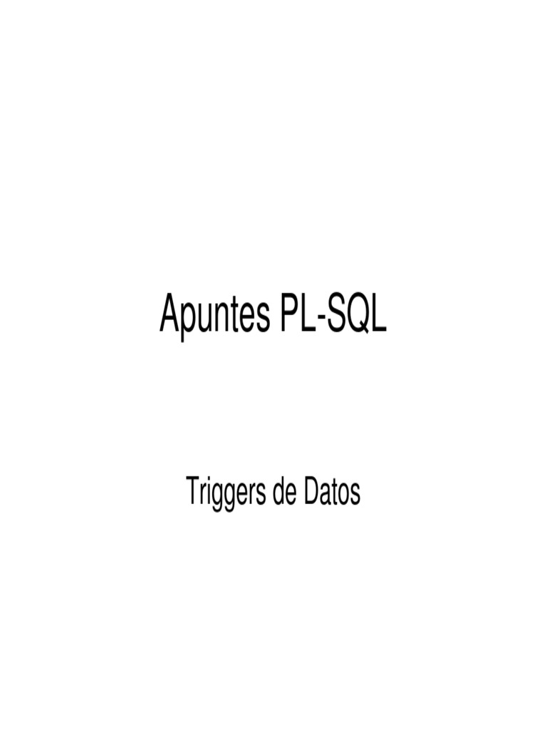 Triggers_datos | PDF | Bases de datos | Software de gestión de datos
