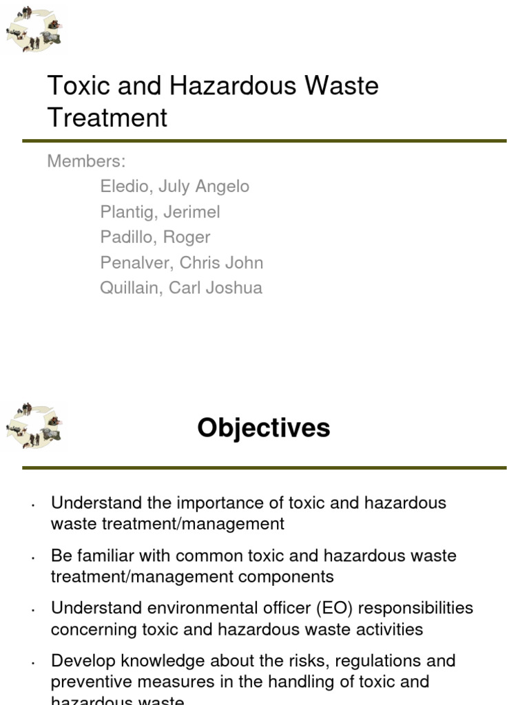 Toxic and Hazardous Waste Management Guide | PDF | Dangerous Goods | Waste