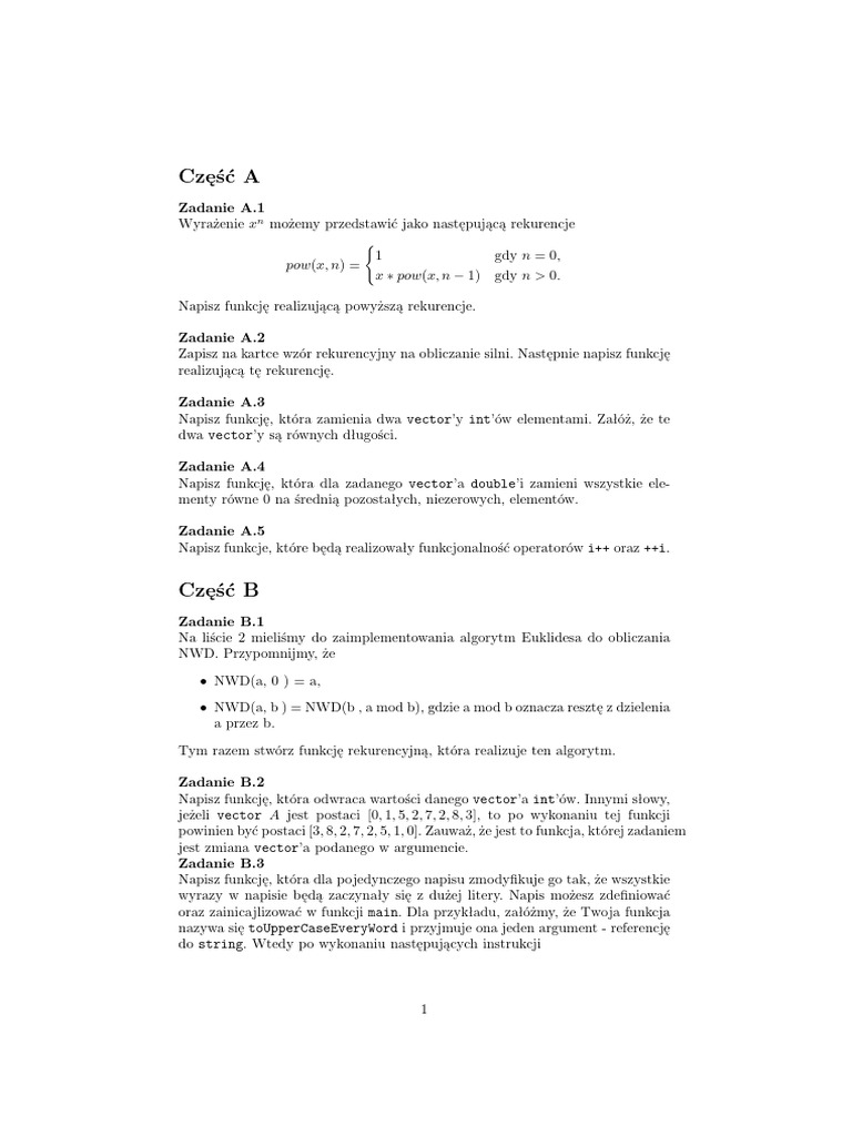 C++ 1 2023 Lista 6 | PDF