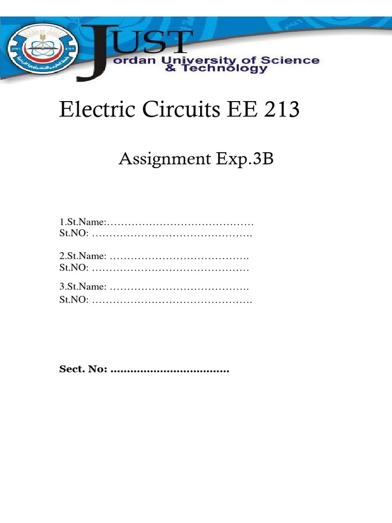 Exp 3B Assignment | PDF | Power Supply | Electrical Equipment