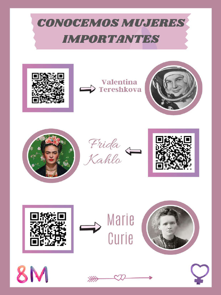 Fichas Mujeres 8M | PDF