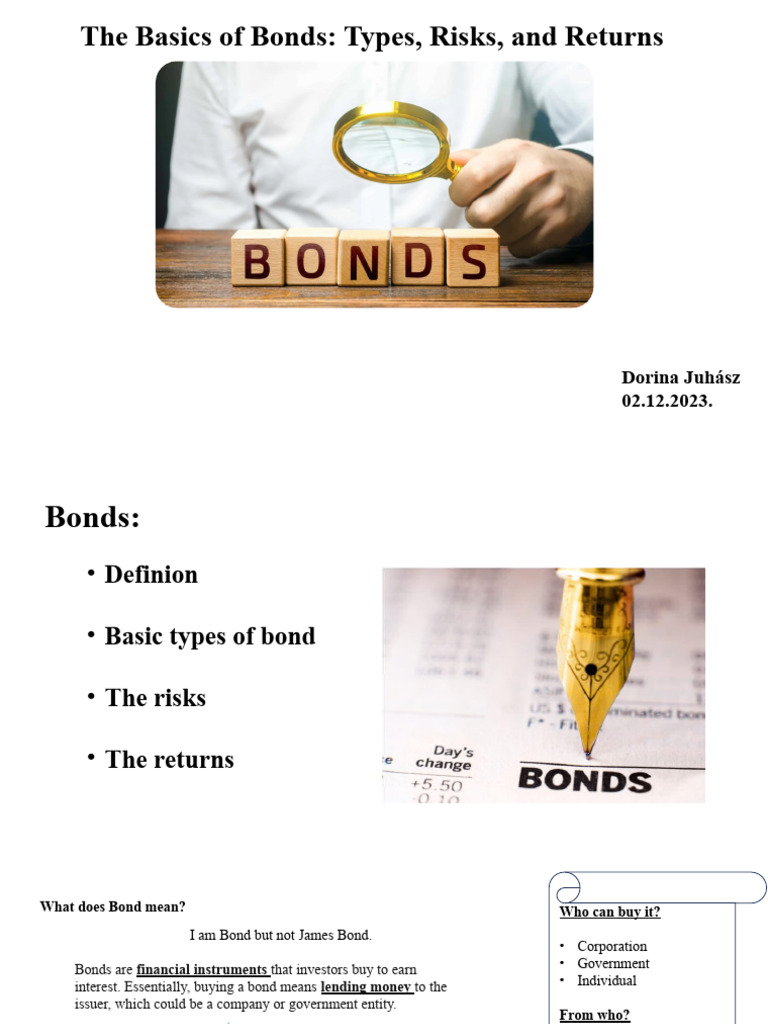 Dorina Juhász-Types of Basic Bonds | PDF | Bonds (Finance) | Interest
