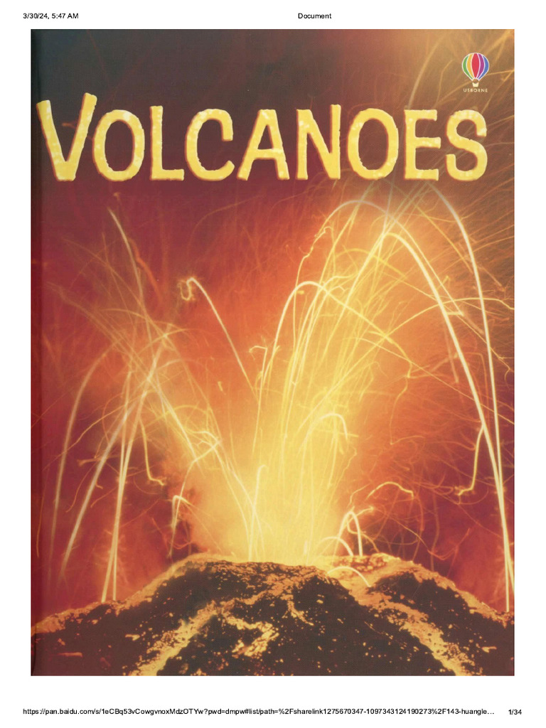 Usborne Our World Series-Volcanoes | PDF