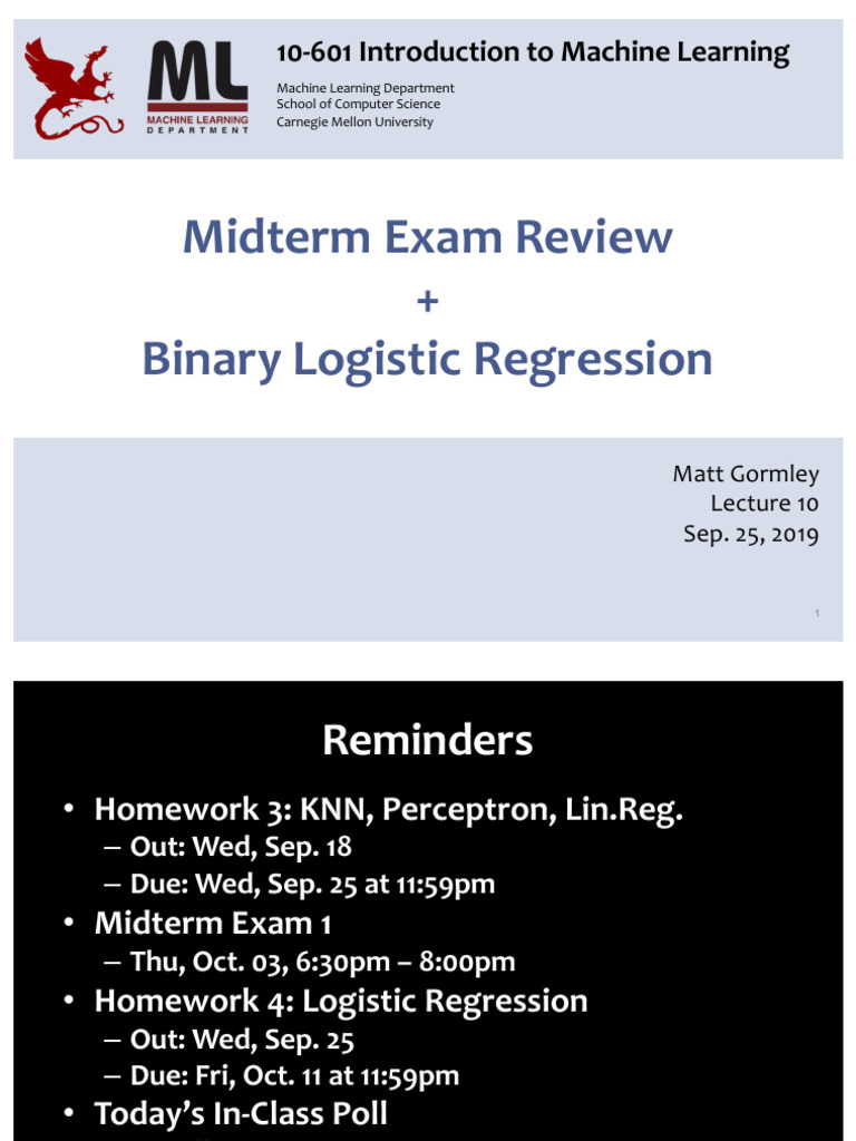 Lecture10 Mid | PDF | Regression Analysis | Linear Regression