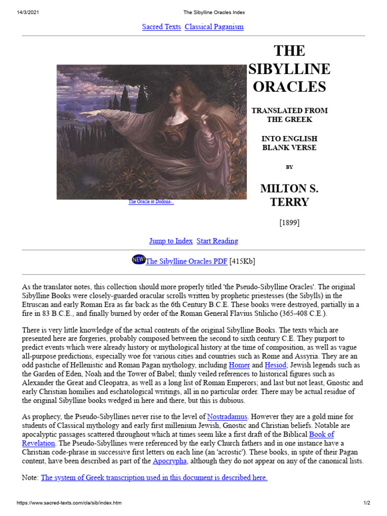 Classical Mythology Insights | PDF | Religious Texts | Prophecy