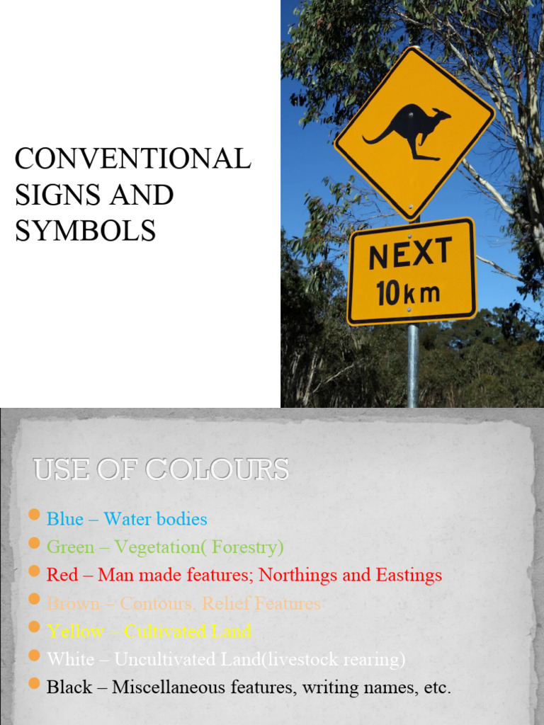 5.Conventional Signs and Symbols | PDF | Erosion | Geology