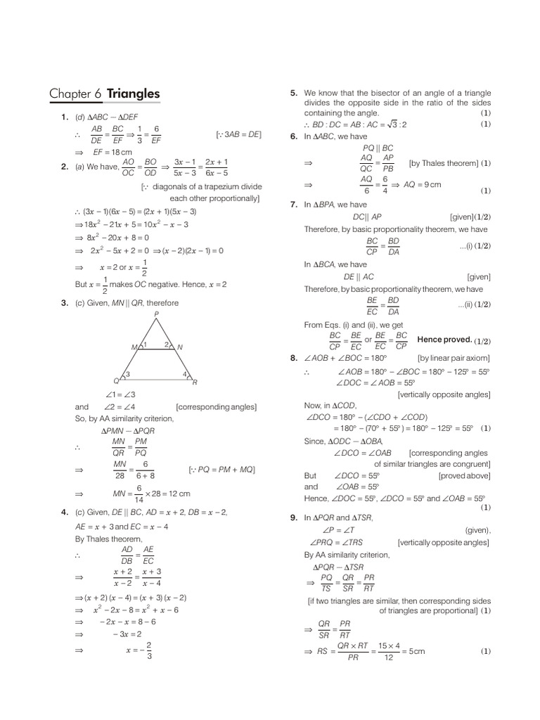 I Succeed Math 10th Basic Ch6 | PDF | Triangle | Elementary Mathematics