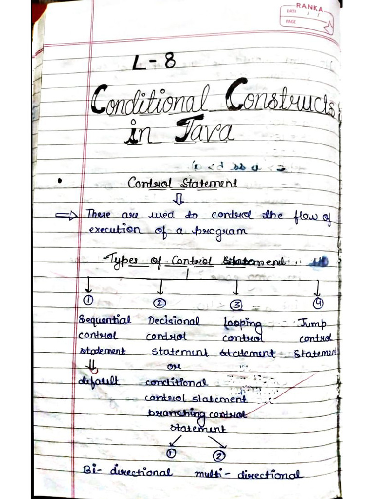 Chapter 8-Conditional Control Statements | PDF Chapter 8-Conditional Control Statements | PDF
