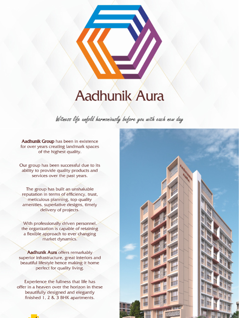Aadhunik Aura E-Brochure | PDF