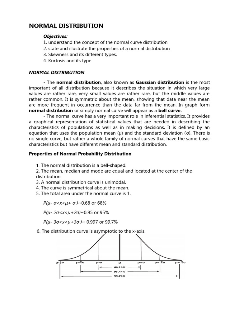 Elm 502 Normal Distribution | PDF | Normal Distribution | Mean