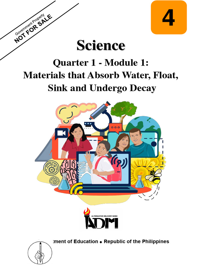 Science4_Q1_Module1_Materials-that-Absorb-Water-Float-Sink-and-Undergo-Decay_Version3 | PDF ...