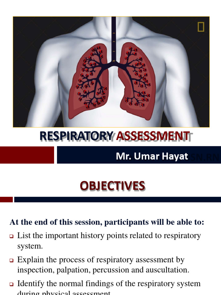 Respiratory Assessment | PDF | Thorax | Respiratory System