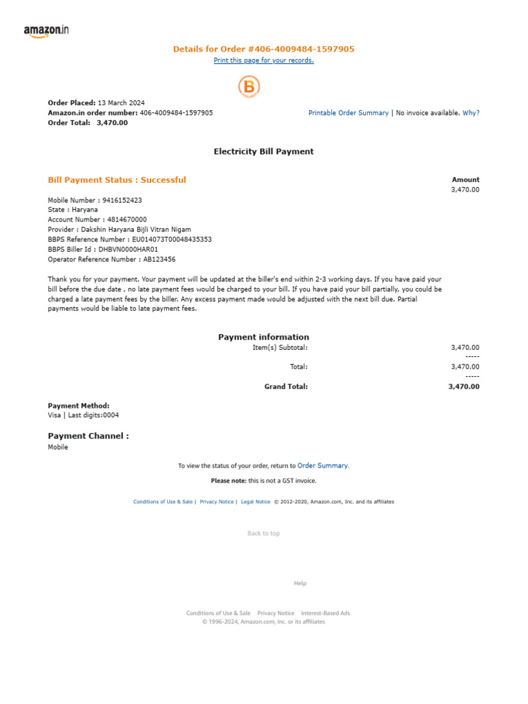 Vimla 3470 | PDF | Payments | Invoice