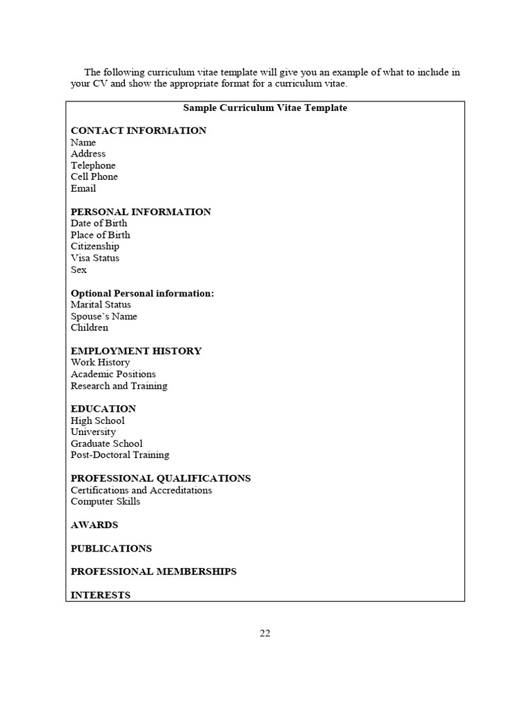 Effective CV for Job Interviews | PDF | Job Interview | Résumé