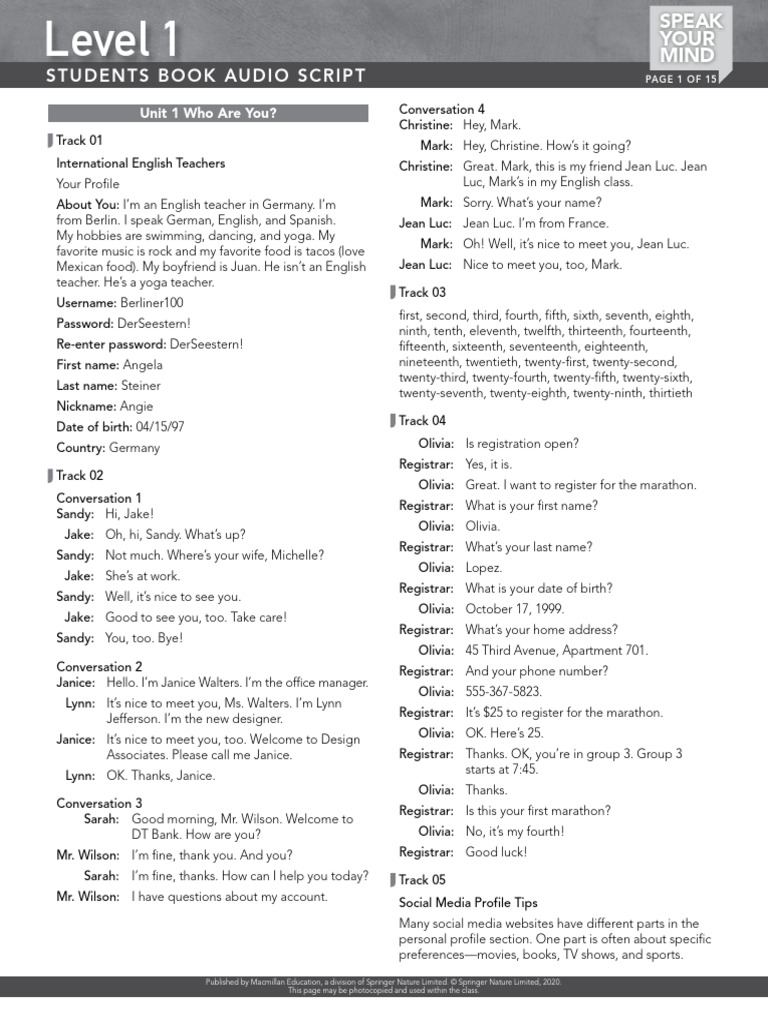 SYM 1 SB AudioScript | PDF