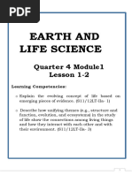 Curriculum Map G11 Earth and Life Science | PDF | Rock (Geology) | Geology