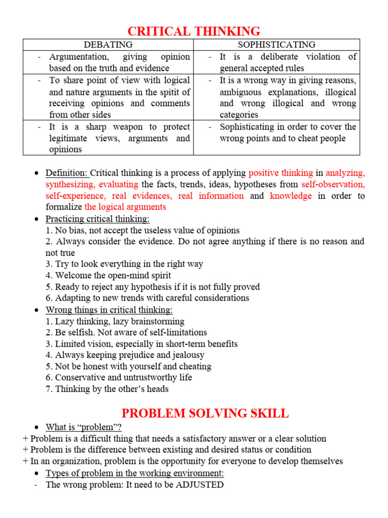 Soft Skills Pdf Thought Communication