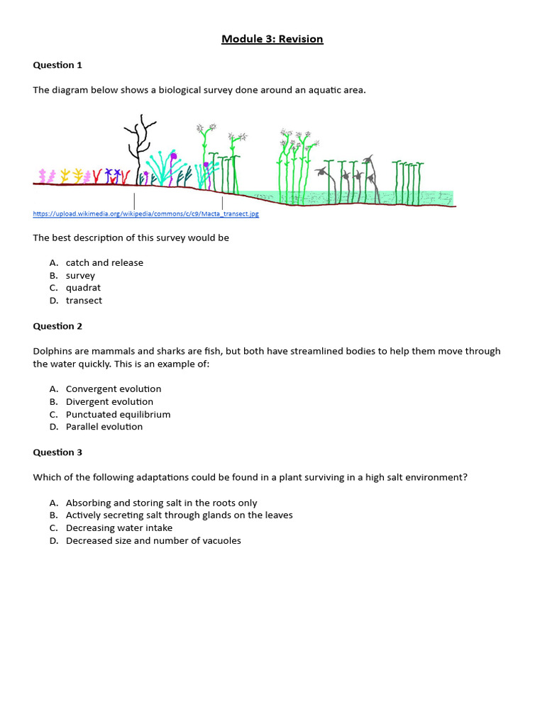 Aquatic Biology Survey and Adaptations | PDF | Coral Reef | Coral