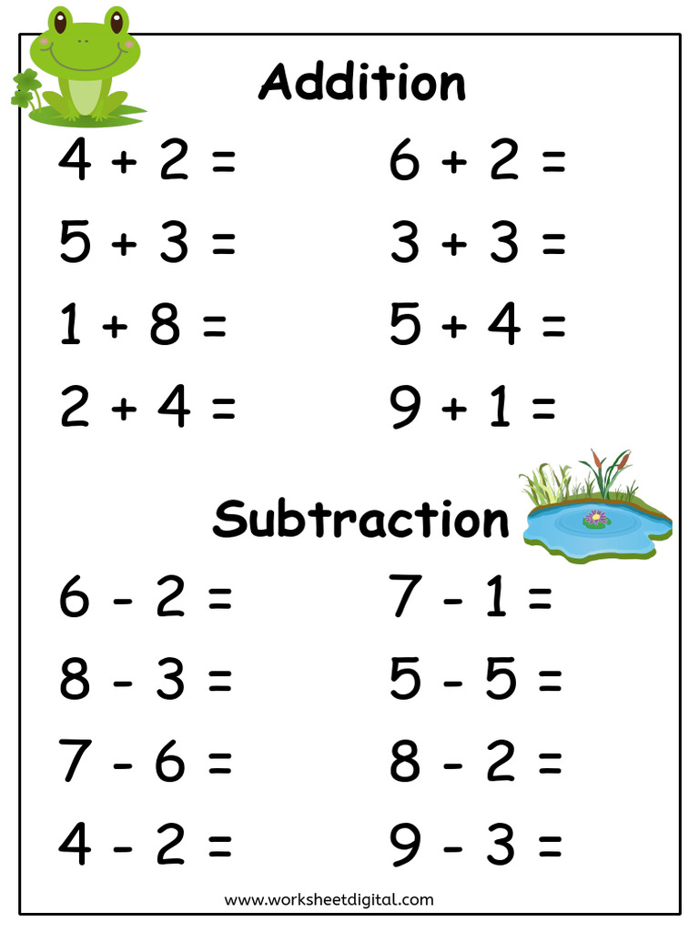 Addition and Subtraction For Kindergarten Jok3lj | PDF | Career & Growth | Teaching Methods ...