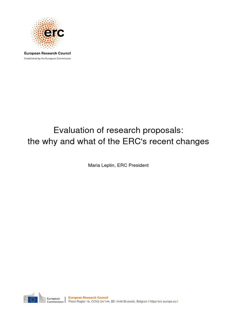 Evaluation Of Research Proposals Pdf Evaluation Methodology