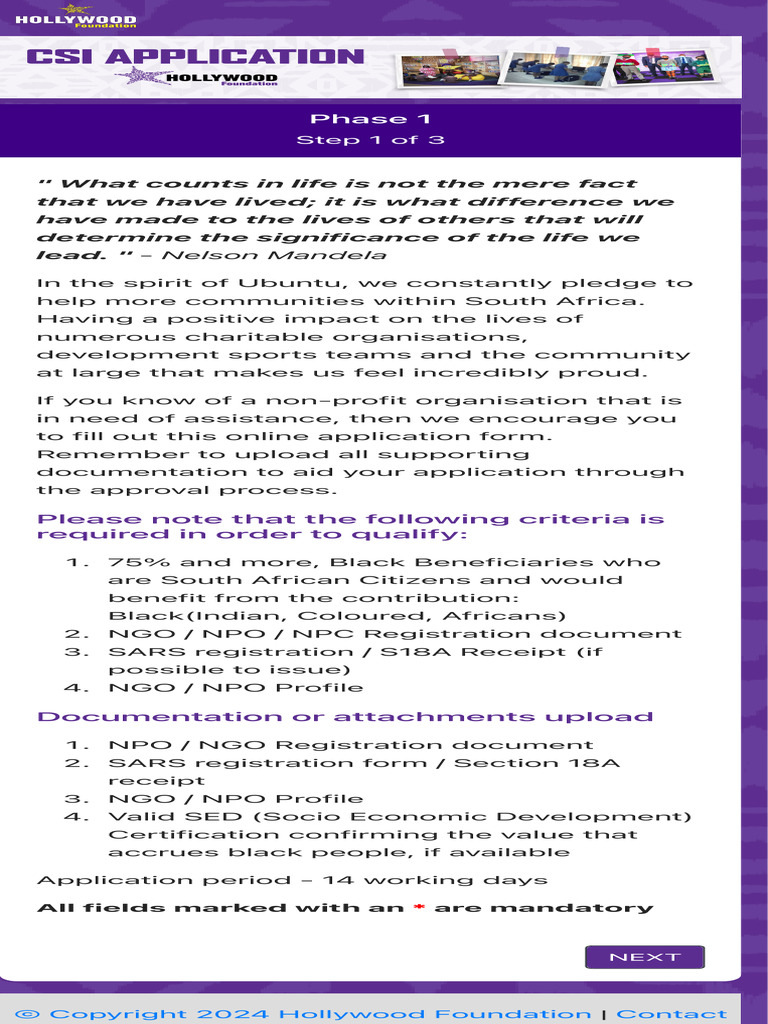 CSI Application | PDF