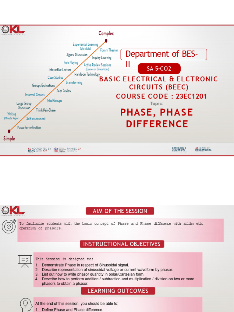 Co2-S5 - Phase Difference | Download Free PDF | Phase (Waves) | Physics