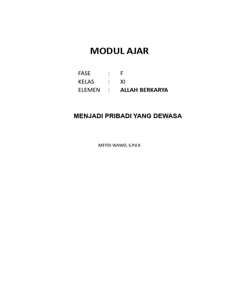 Modul Pak 2024 | PDF | Sains & Matematika
