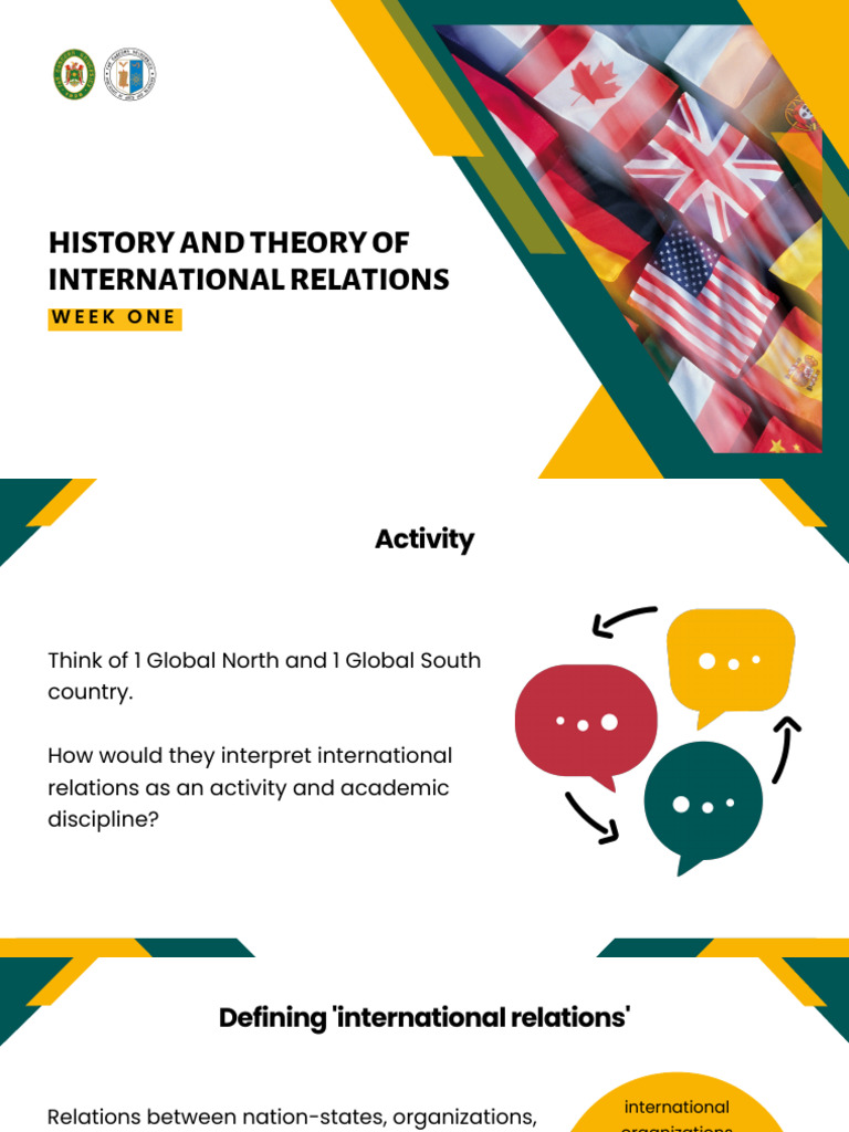 Ird1111 Week 1 | PDF | International Relations | World Systems Theory