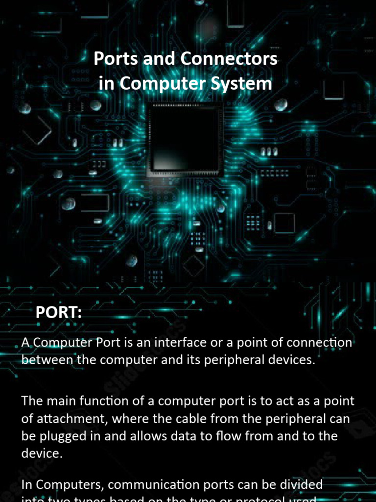 Ports and Conne WPS Office | PDF | Usb | Hdmi