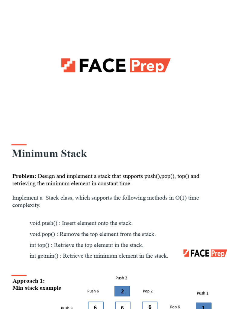 5-Minimum Stack-11-01-2024 | PDF | Computer Programming | Algorithms And Data Structures
