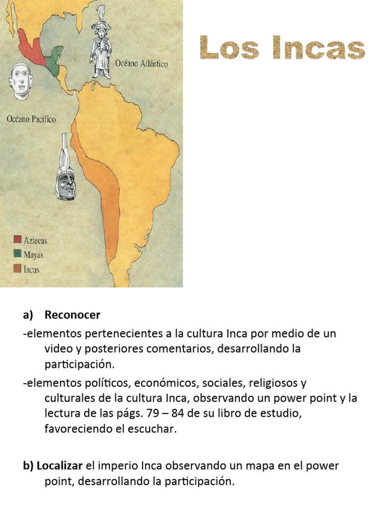 Los Incas | PDF | Imperio Inca