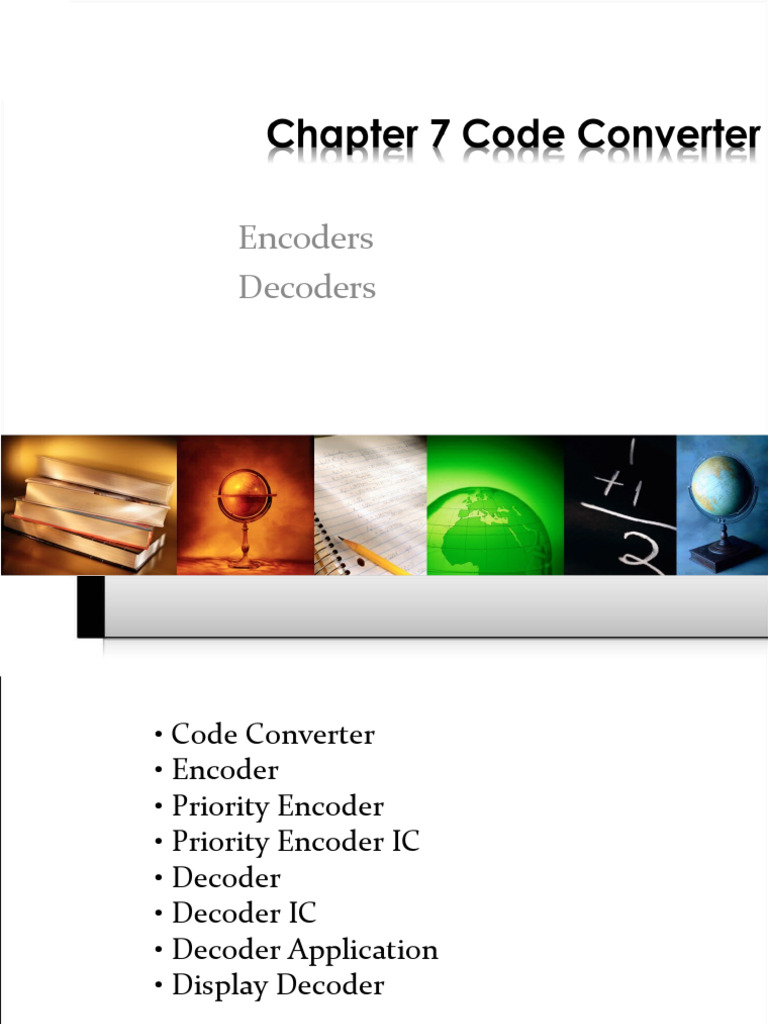 Chapter 7 Code Converter | PDF | Binary Coded Decimal | Electronic Engineering