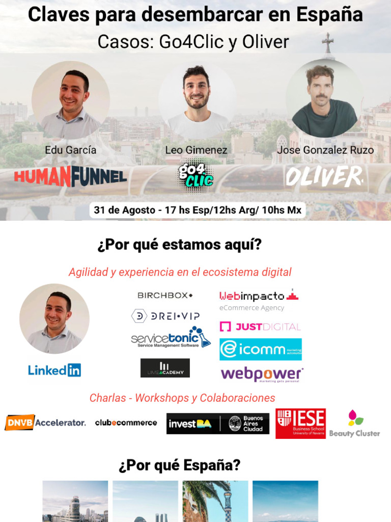 Human Funnel - Claves Desembarco España Casos Go4Clic y Oliver | PDF ...