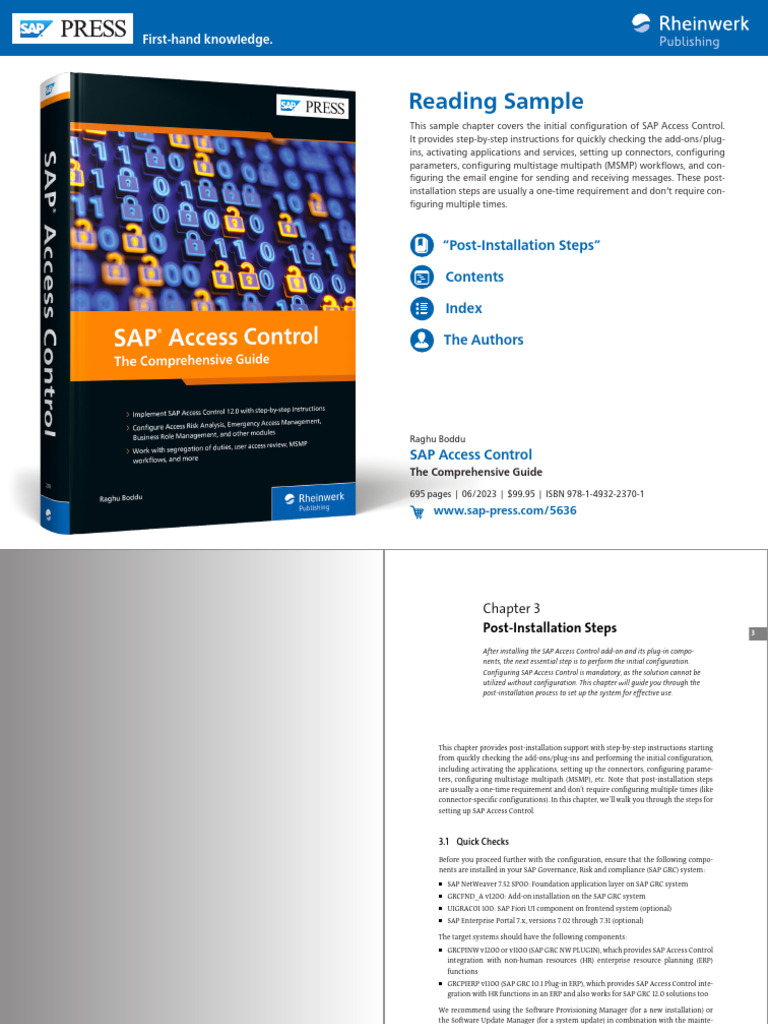 Reading Sample Sap Press Sap Access Control | PDF | World Wide Web ...