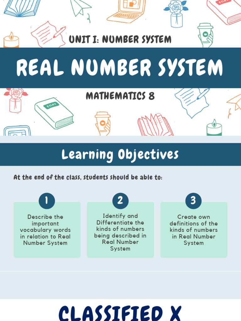Math 8 Subject Orientation (Home Learning) | PDF | Numbers | Rational ...