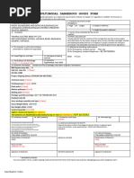 Security Declaration Form | PDF