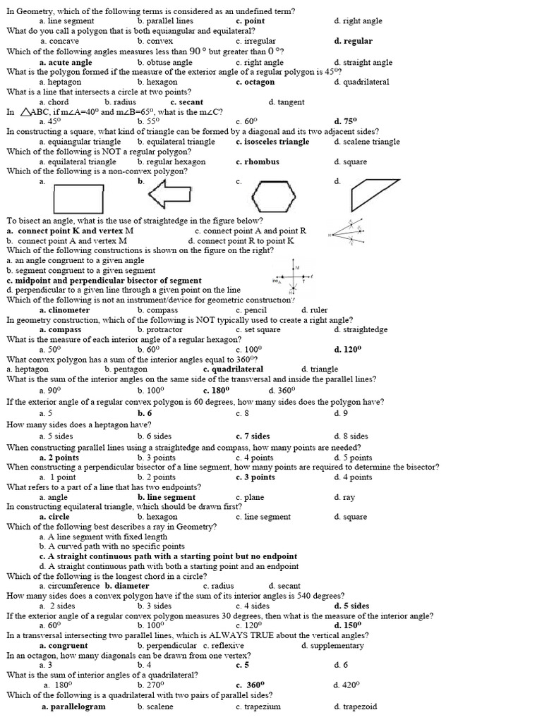 In Geometry | PDF | Triangle | Perpendicular