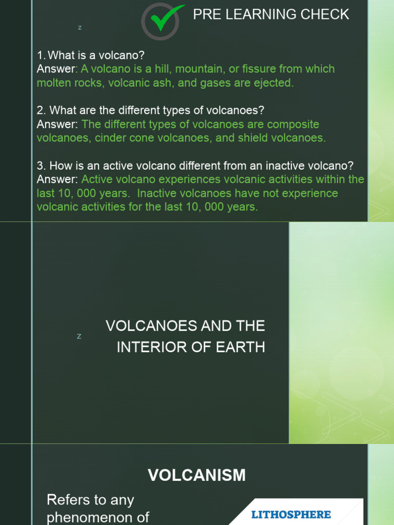 Science 9 Earth and Life | PDF | Volcano | Types Of Volcanic Eruptions