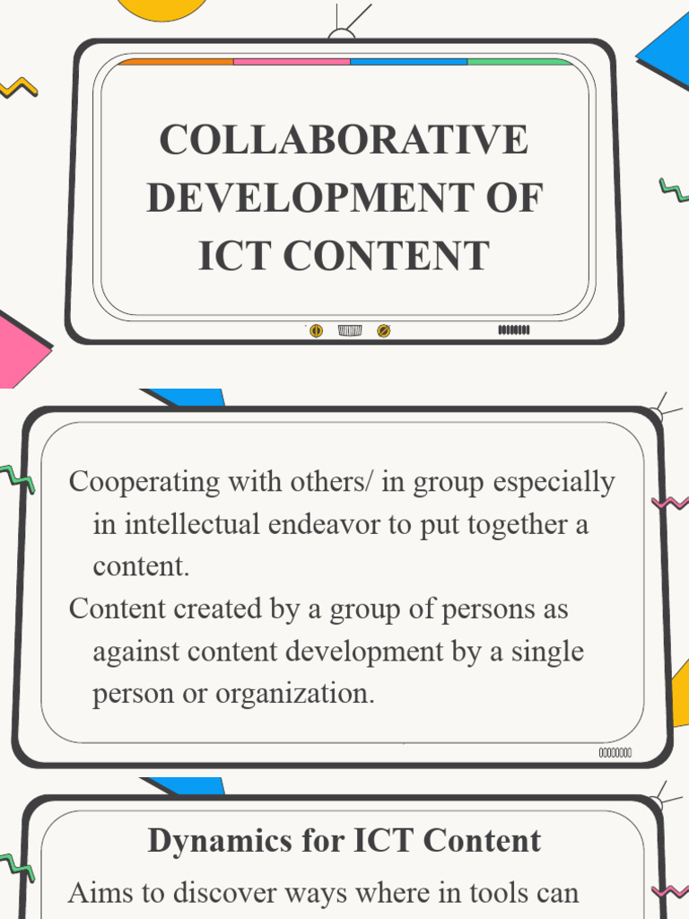 Collaborative Development of ICT Content | PDF | Blog | Internet