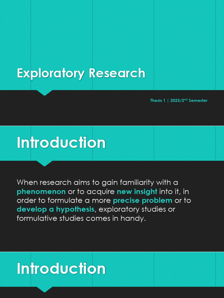 Exploratory Research | PDF | Focus Group | Methodology
