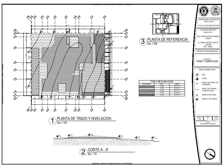 Planta de Trazo y Nivelación | PDF