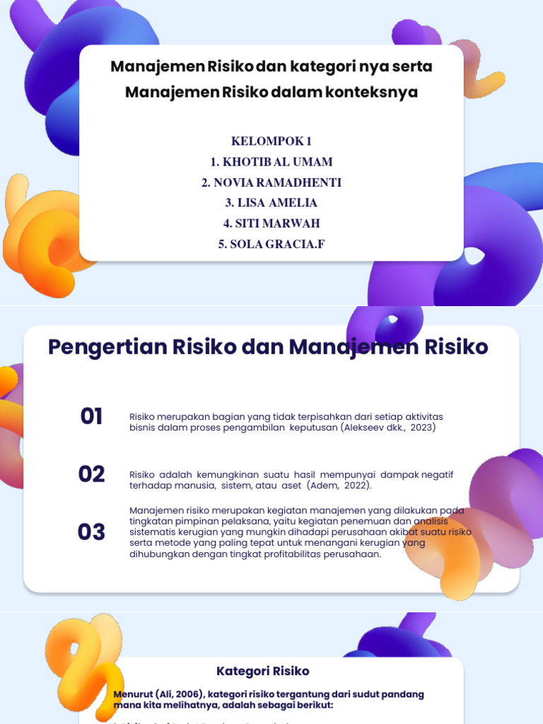 Pentingnya Memahami Konteks Risiko | PDF | Bisnis
