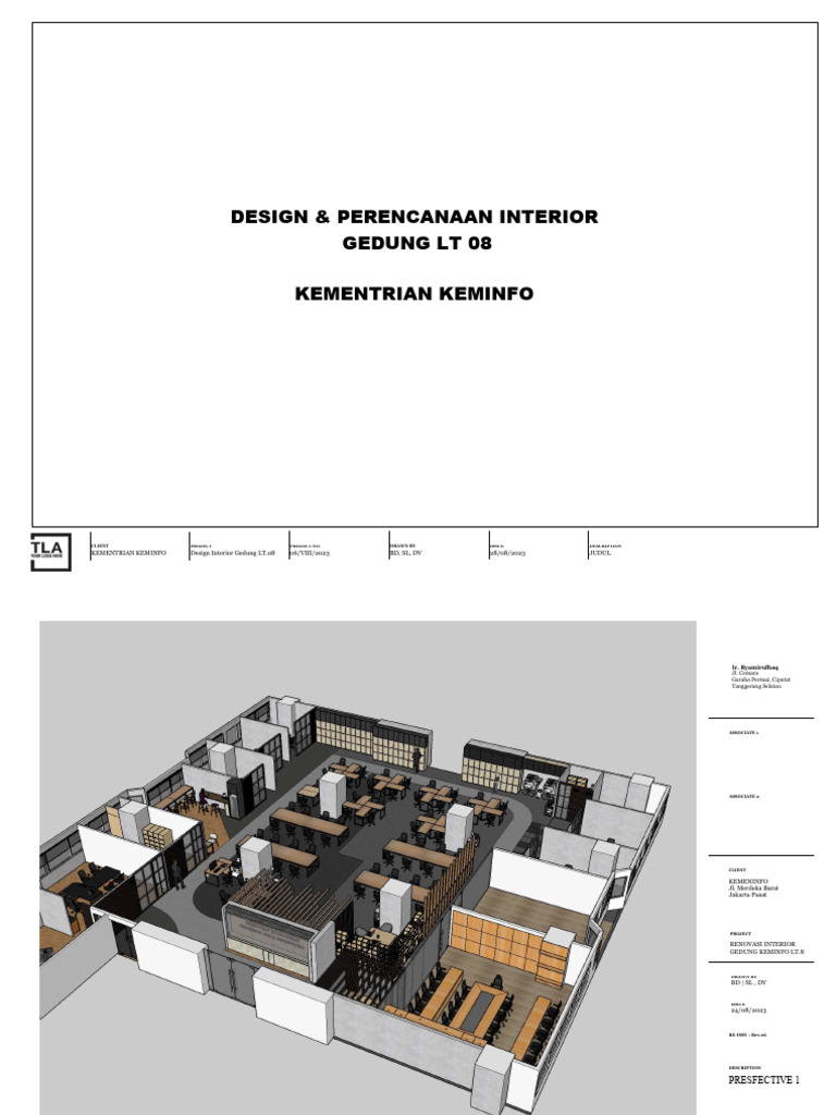Renovasi Interior Gedung Kemeninfo LT.8 | PDF