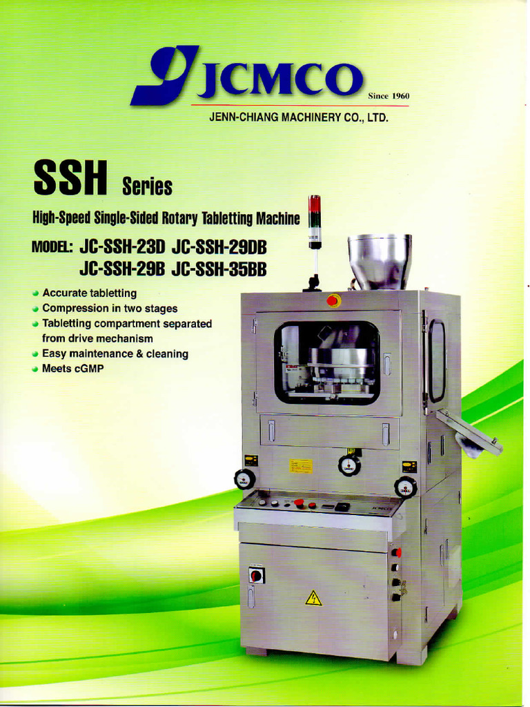 JCMCO SSH Series | PDF