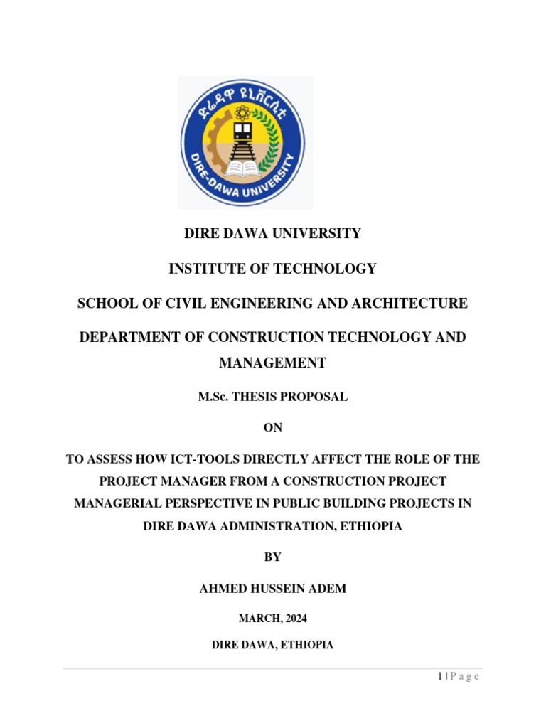 BIM DIGITAL TOOLS Research Proposal | PDF | Information And ...